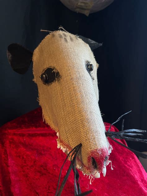 Creepy Cute Opossum Possum Mask Adult Halloween Masquerade Cosplay Costume Masks For Photo