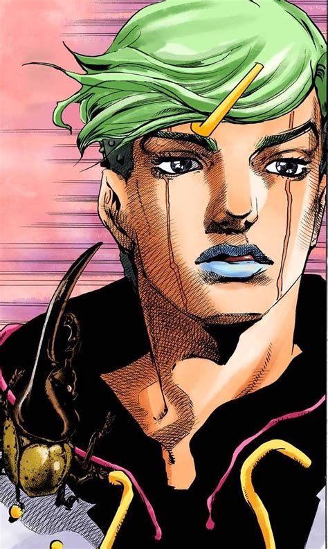 Jobin Higasikata Jojolion Jotaro Kujo Manga Colored Jobin