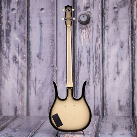 2002 Archived Danelectro Longhorn Bass Black Guitars Bass Replay