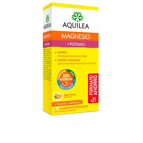 Aquilea Magnesium And Potassium 28 Effervescent Tablets Urbanawan