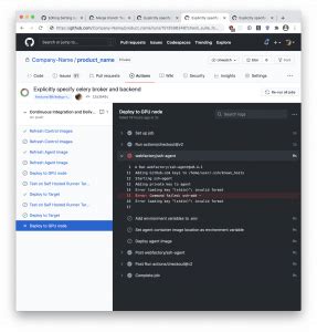 Github Actions Workflow Visualization UI Update Rob