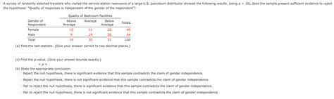 Solved A Find The Test Statistic Give Your Answer Chegg Com