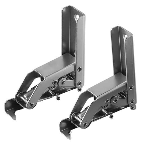 2pcs 90° Self Locking Folding Hinge Table Leg Bracket 180° Spring