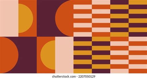 Modern Vector Abstract Geometric Background Circles Stock Vector