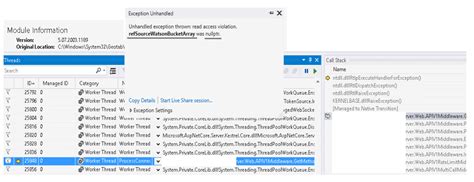 Accessviolationexception 0xc0000005 In