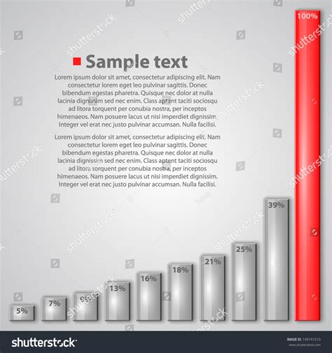 Vector Graph Chart Background Stock Vector Royalty Free Shutterstock