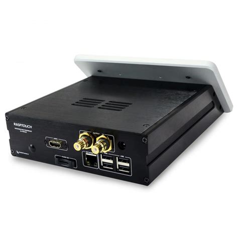 RaspTouch I Sabre V Streamer Touch Raspberry Pi DAC ES Silver Audiophonics