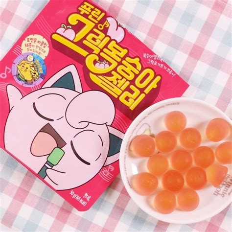 세븐일레븐 편의점 젤리 포켓몬 푸린 그릭복숭아젤리 네이버 블로그