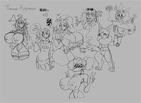 Rule 34 Anthro Before And After Bimbo Bimbo Body Bimbofication