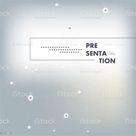 Vector Connection Abstract Molecules Science And Technology Graphic Design Background Stock