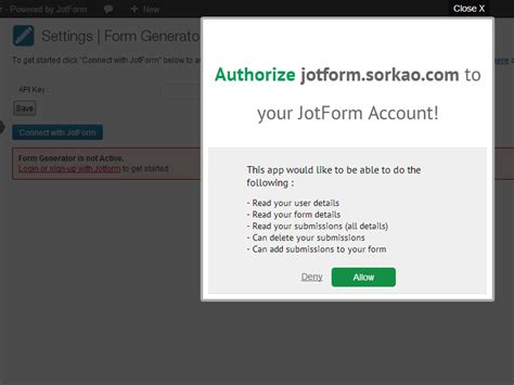 Jotform Form Generator For Wordpress Integration Blogging Integrations
