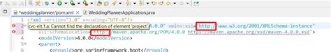 Cannot Find The Declaration Of Element ‘project In Pomxml Codebun