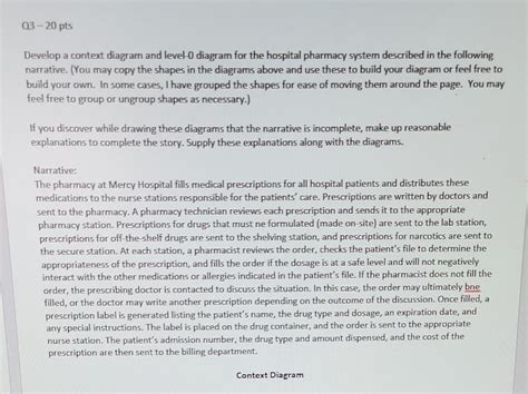 Solved Q Pts Develop A Context Diagram And Level Chegg