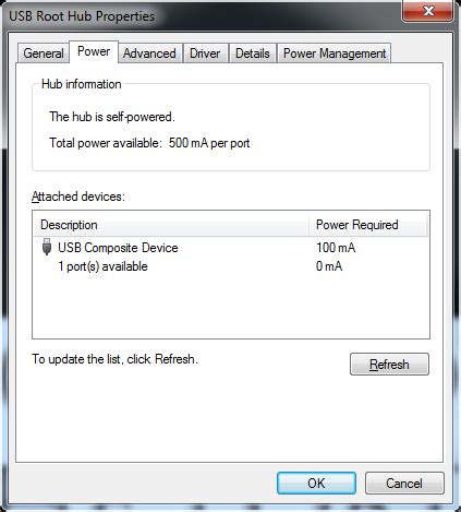 Windows Tip Of The Day Windows Checking USB Device Power Usage