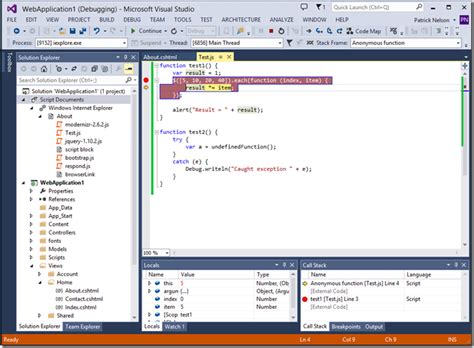 Just My Code For ASP NET In Visual Studio Azure DevOps Blog