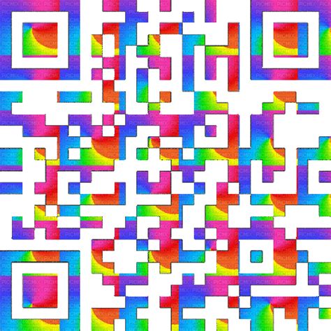 Qr Code Qr Webcore Rainbow Transparent Free Animated Picmix