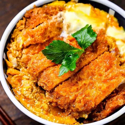 Katsudon Japanese Pork Cutlet Bowl Sudachi Recipes