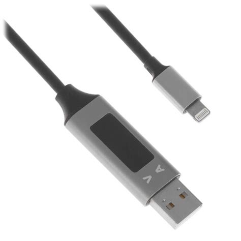 Купить Кабель круглый Aceline Lightning 8 Pin черный в интернет магазине Dns Характеристики