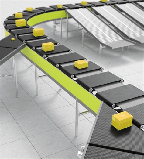 Cross Belt Sorter System Atmos Warehouse Automation Global