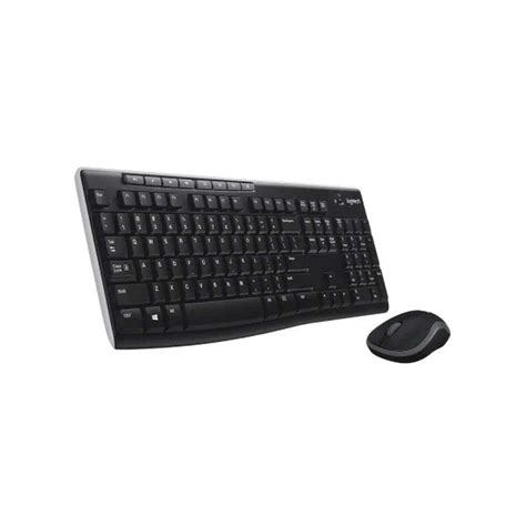 Logitech Mk270r Wireless Keyboard And Mouse Black Hub By Triforce