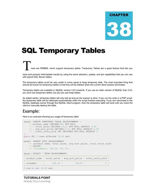 Sqltutorial Mahendrabhavsar Page 153 Flip Pdf Online Pubhtml5