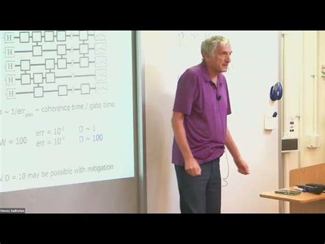 Free Video The Problem With Qubits From Simons Institute Class Central