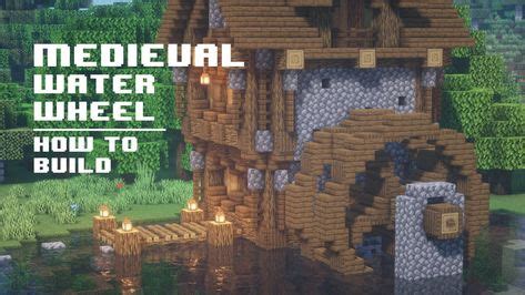 Minecraft House With Water Wheel