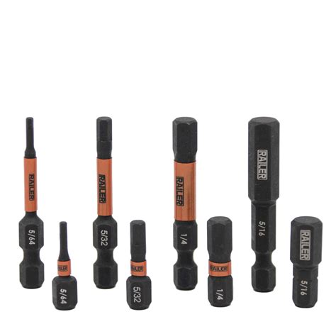 Hex Impact Driver Bits Railer Tools