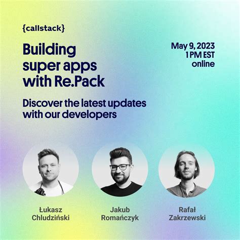 callstack on linkedin superappdevelopment repack webinarsignup