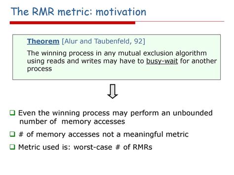 Olog N Log Log N Rmrs Randomized Mutual Exclusion Ppt Download