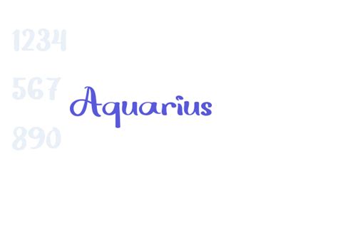 Aquarius Font Free [Download Now]