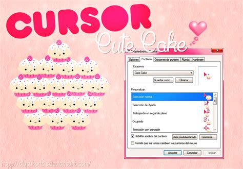 Cursor Cute Cake By Alytutorials By Alytutorials On Deviantart