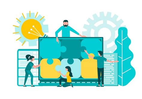 웹사이트 구축 Ui 및 Ux 디자인 프로그래밍 웹 디자이너 개발자 팀에서 근무 프리미엄 벡터