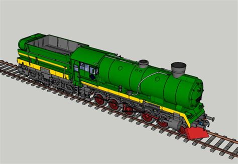 New 3d Design Steam Locomotive Choo Choo