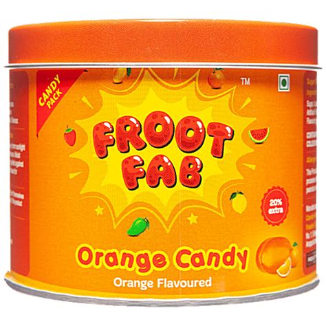 Buy Candyville Froot Fab Orange Candy Sugar Boiled Sweet And Tangy