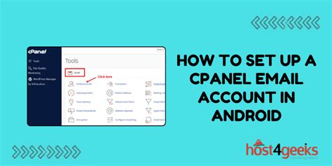 How To Set Up A Cpanel Email Account In Android Host4geeks Llc