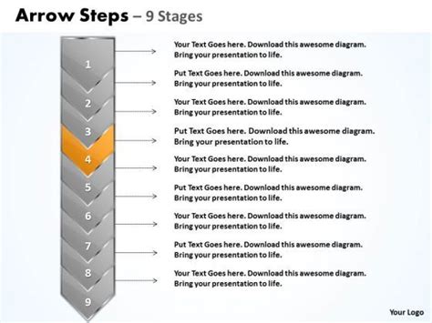 Process Ppt Green And Orange Arrow Power Point Stage Business Plan PowerPoint Graphic