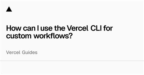 Pass Environment Variables To The Vercel Cli Build Command Help Vercel Community