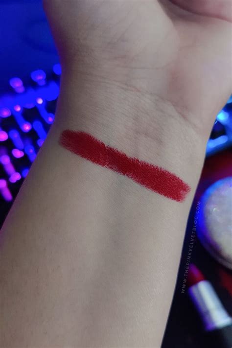MAC Ruby Woo Lipstick Review And Swatches The Pink Velvet Blog