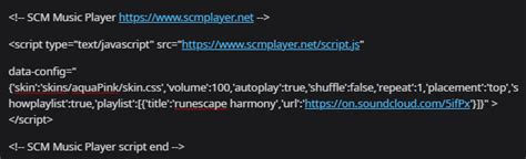 Need Help With My Music Player Link To Site Down Below Rneocities