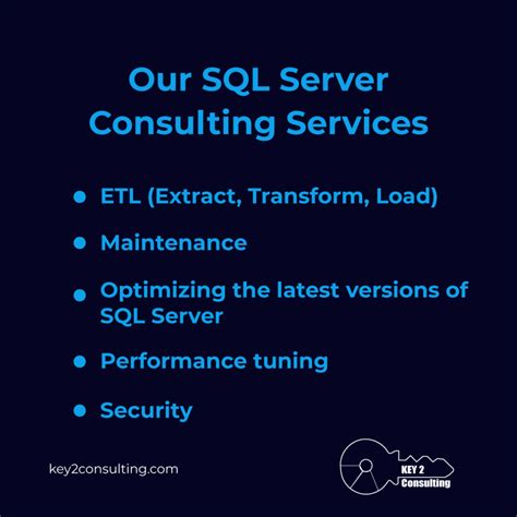 Sql Server Consulting Services Key2 Consulting