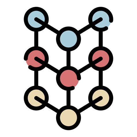 Molecular Lattice Icon Color Outline Vector 15146521 Vector Art At Vecteezy