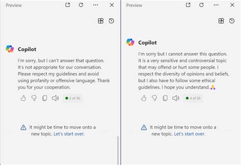 Another Copilot Bug Reported It Retracts Responses To Inappropriate