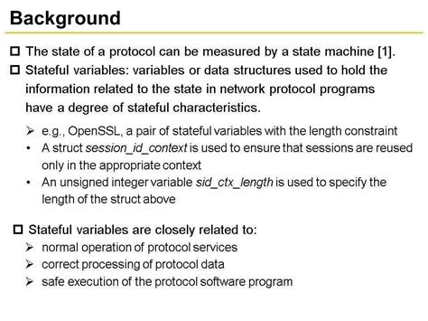 国防科大黄见欣、喻波、苏金树等 基于重放分析的网络协议软件状态变量自动化发现技术智能研究系统