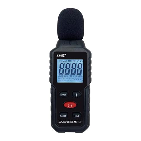 S8607 Portable Spl Meter Sound Level Meter 31 5hz 8khz Frequency Response Shop Today Get It