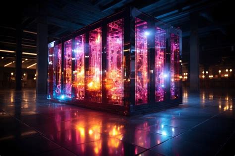 Premium Photo Super Quantum Computer Of The Future Abstract Design Of Futuristic Processor And