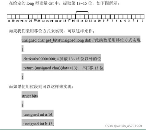 位域结构体操作 结构体位域操作 csdn博客