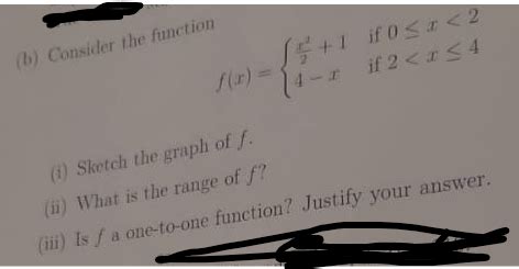 Solved Consider the function f(x) ﻿defined piecewise as | Chegg.com