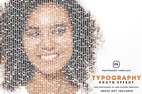 Premium Psd Typography Portrait Effect