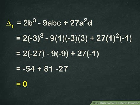 Ways To Solve A Cubic Equation WikiHow